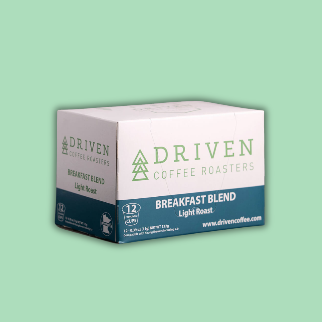 Breakfast Blend Gourmet Coffee Pods (12 count) - Driven Coffee